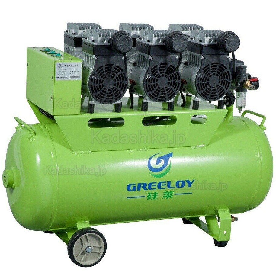 Greeloy® GA-83 歯科静音オイルレス エアコンプレッサー 3馬力 90L - 荷田歯科(kadashika.jp)